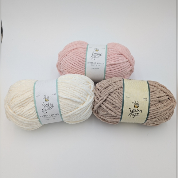 Yarn Bee | Other | Yarn Bee Baby Bee Chenille Yarn Bundle 3 Skeins ...